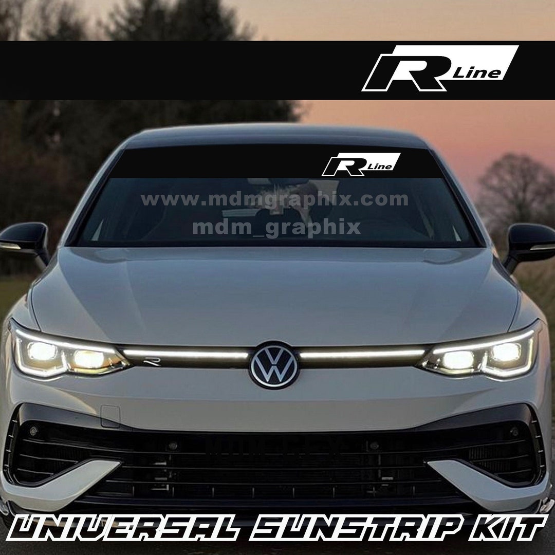 VW GOLF GTI Dsg MK1 MK2 MK3 MK4 MK5 MK6 MK7 MK7.5 MK8 Sun Strip ...