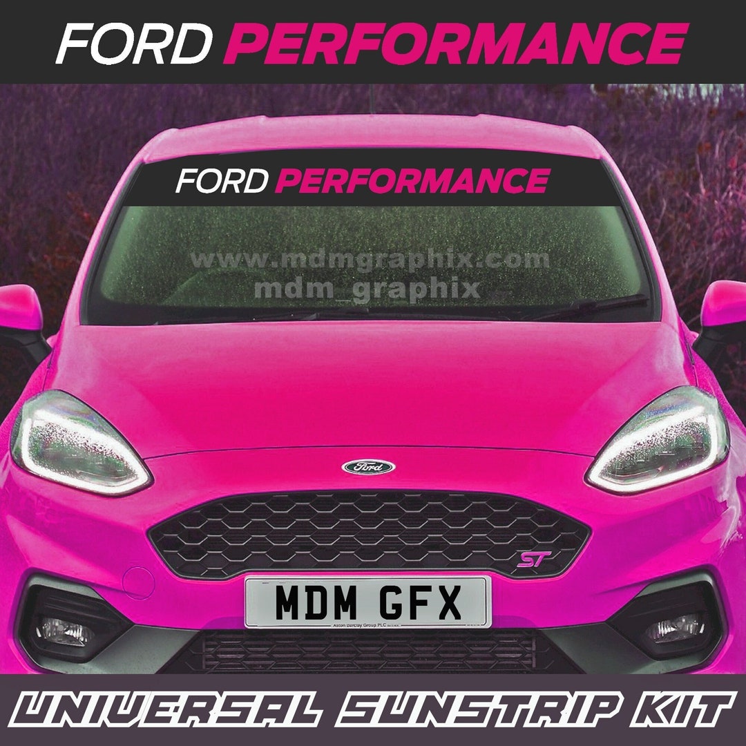 Ford Performance Focus ST RS Fiesta Ecoboost Zetecs Sunstrip - Etsy