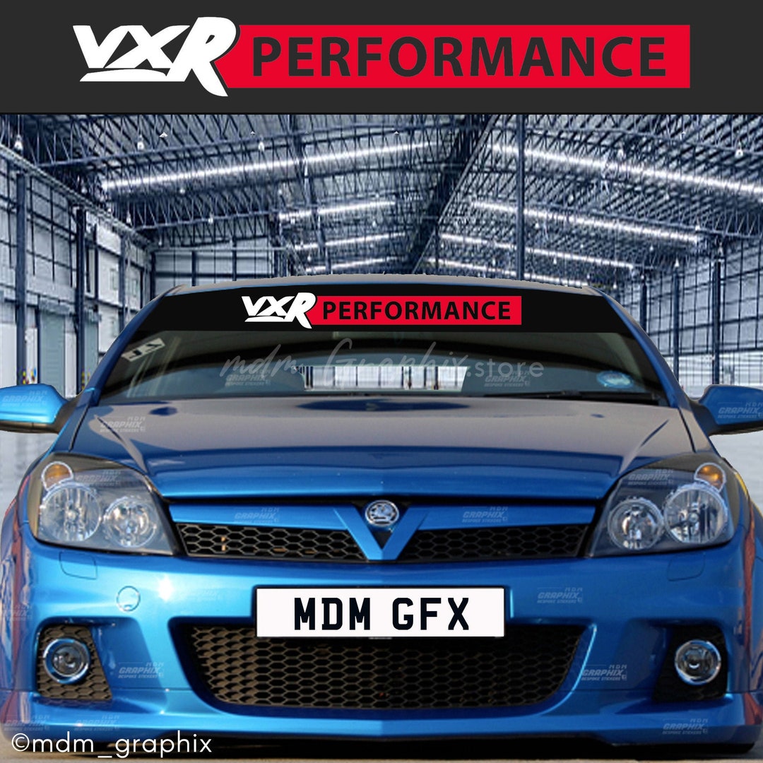 Vauxhall VXR Performance Emblem Outline Sun Strip Kit Opel Astra ...