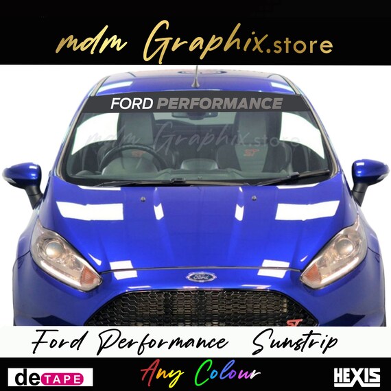 Ford Performance Fiesta ST Focus Sunstrip Zetec RS Sun Strip | Etsy