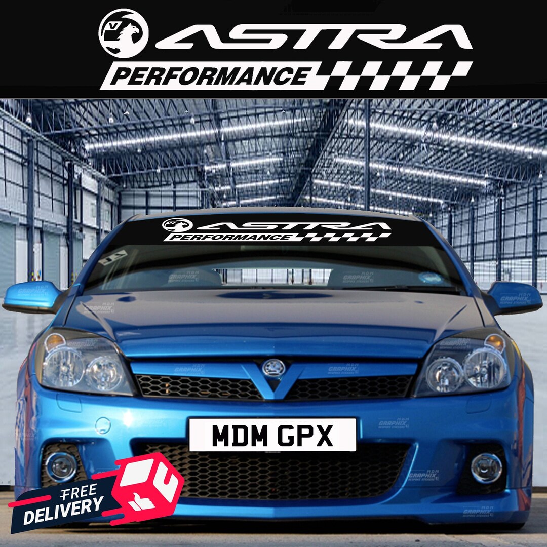 Vauxhall Astra Sun Strip Kit Opel Astra Universal Sunstrip Kit VXR GSI ...