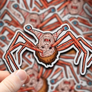 The Thing Spider Head Horror Sticker or Magnet - Etsy
