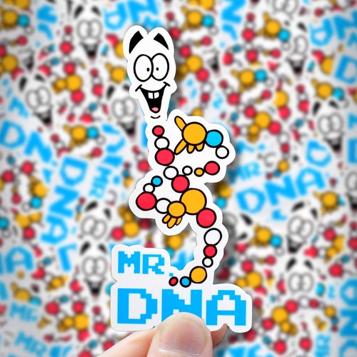 Mr. DNA Sticker or Magnet | Etsy