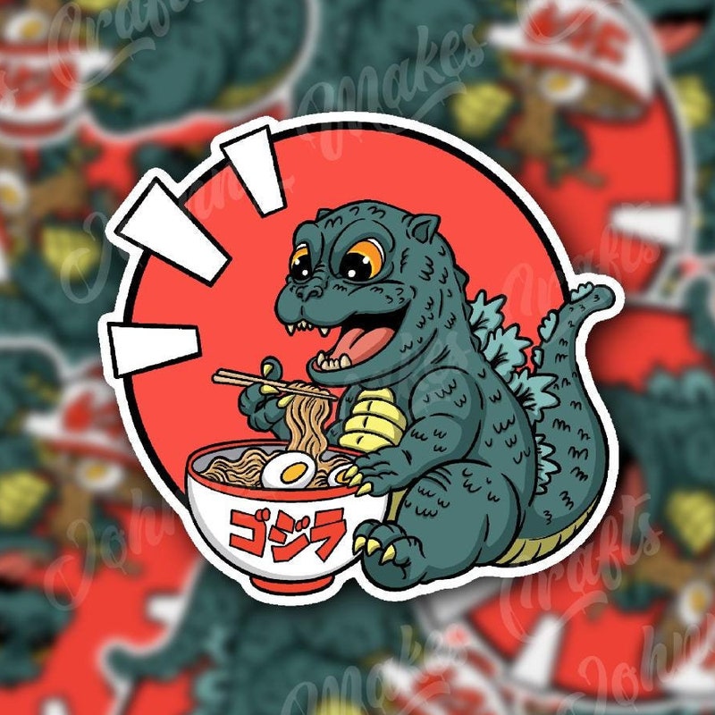 Godzilla Christmas Cards - Etsy