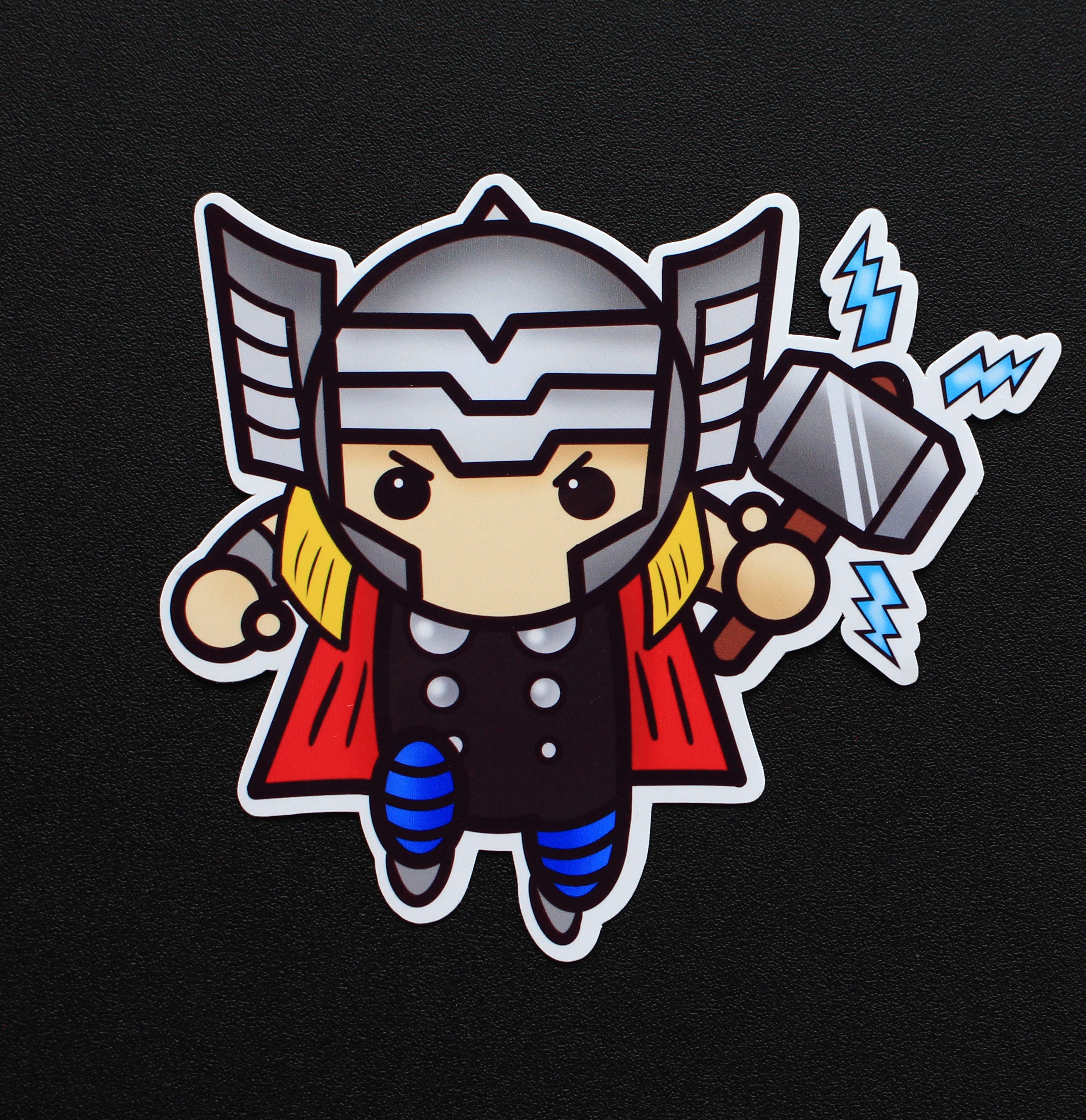 Thor Chibi Sticker or Magnet - Etsy