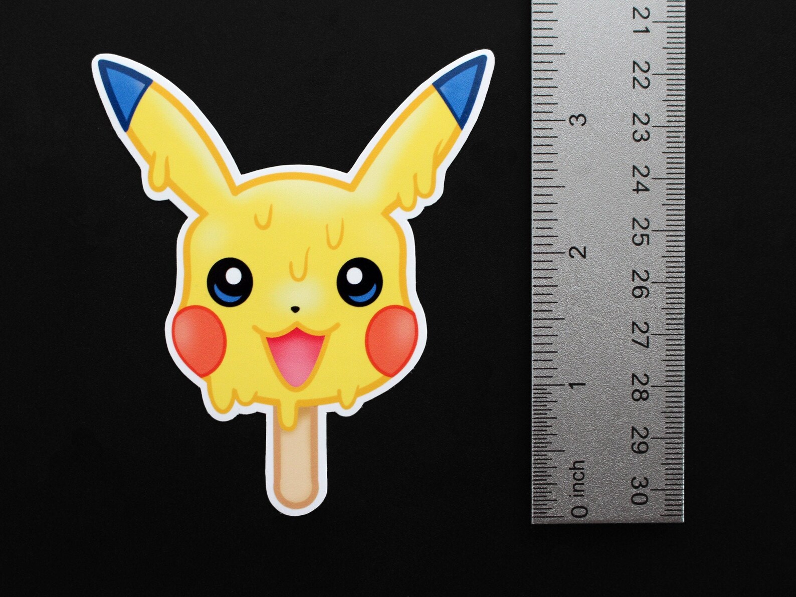 Pikachu Pokémon Popsicle Sticker | Etsy