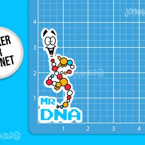 Mr. DNA Sticker or Magnet - Etsy