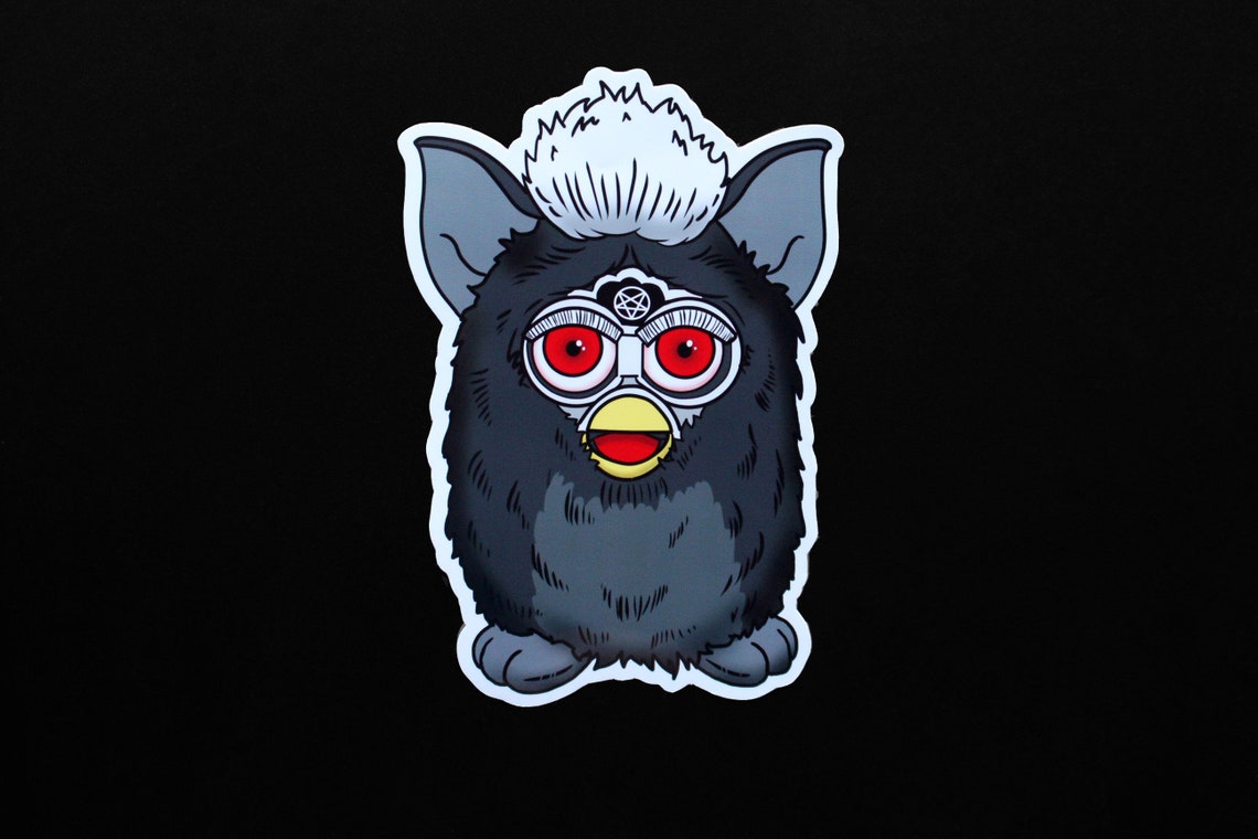 Evil Furby Sticker or Magent - Etsy