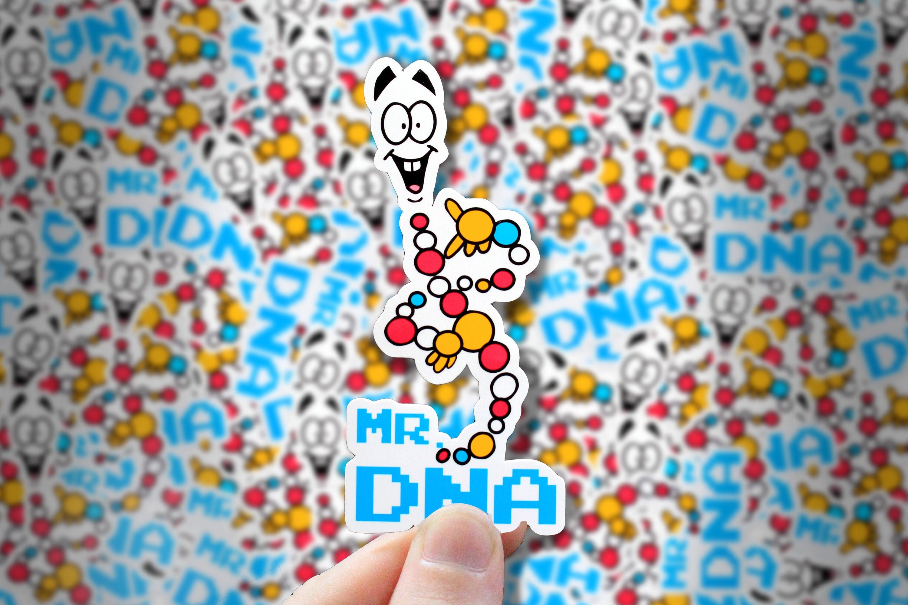 Mr. DNA Sticker or Magnet | Etsy