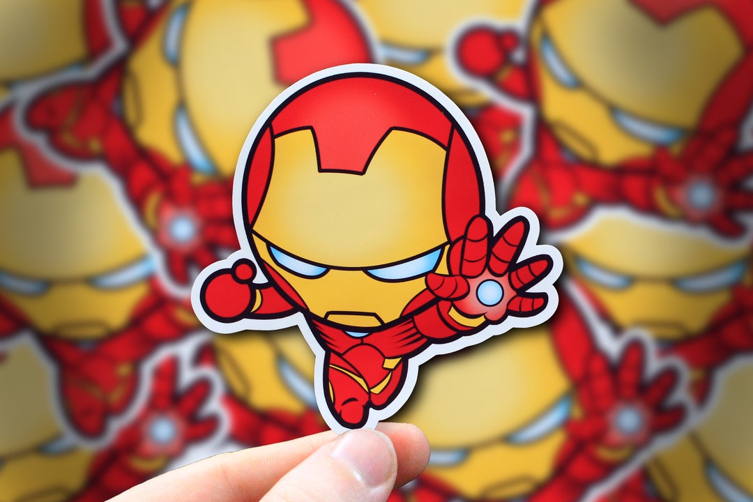 Iron Man Chibi Sticker or Magnet - Etsy
