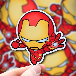 Iron Man Chibi Sticker or Magnet - Etsy