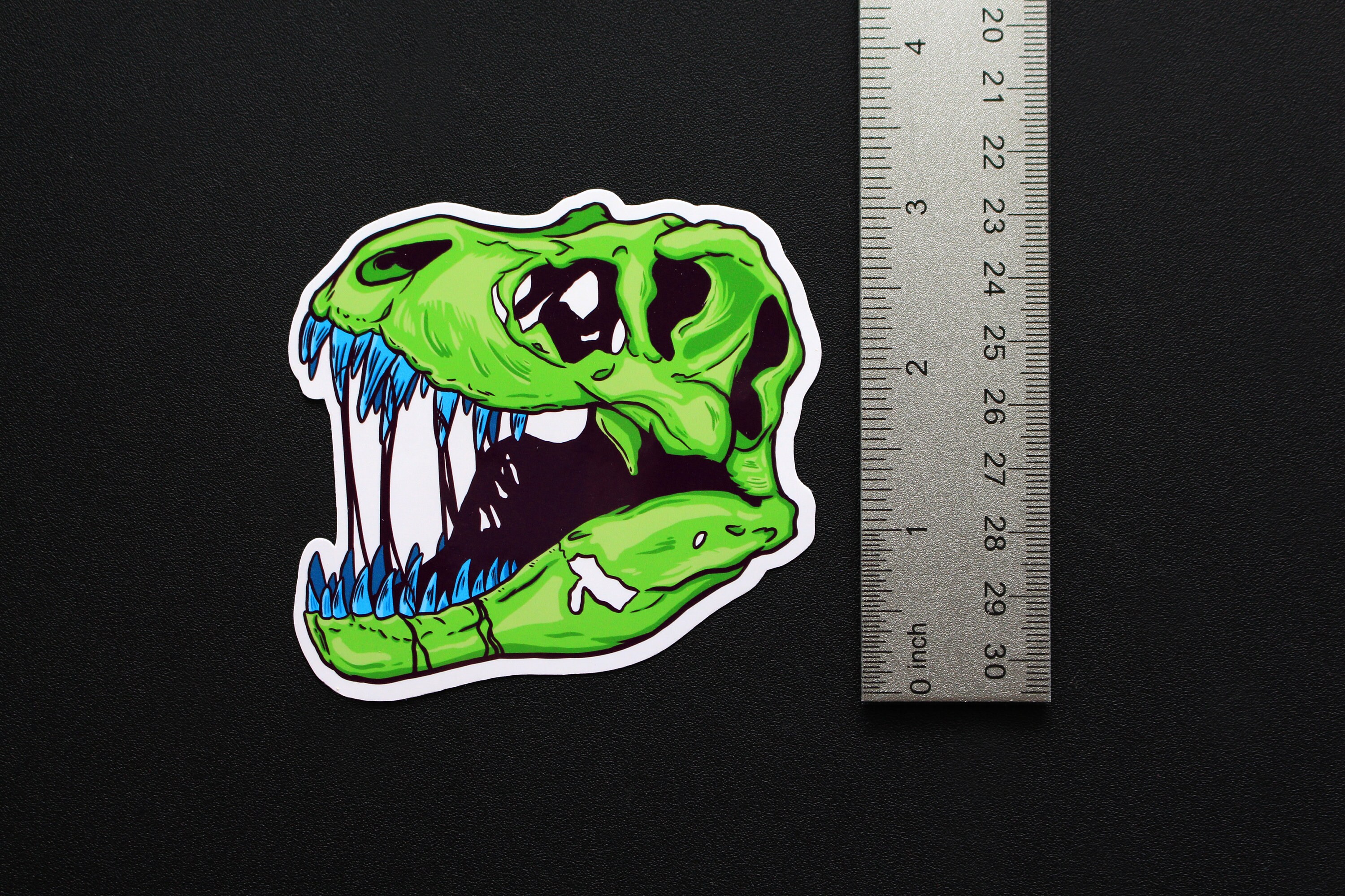 T-rex Dinosaur Skull Sticker or Magnet - Etsy