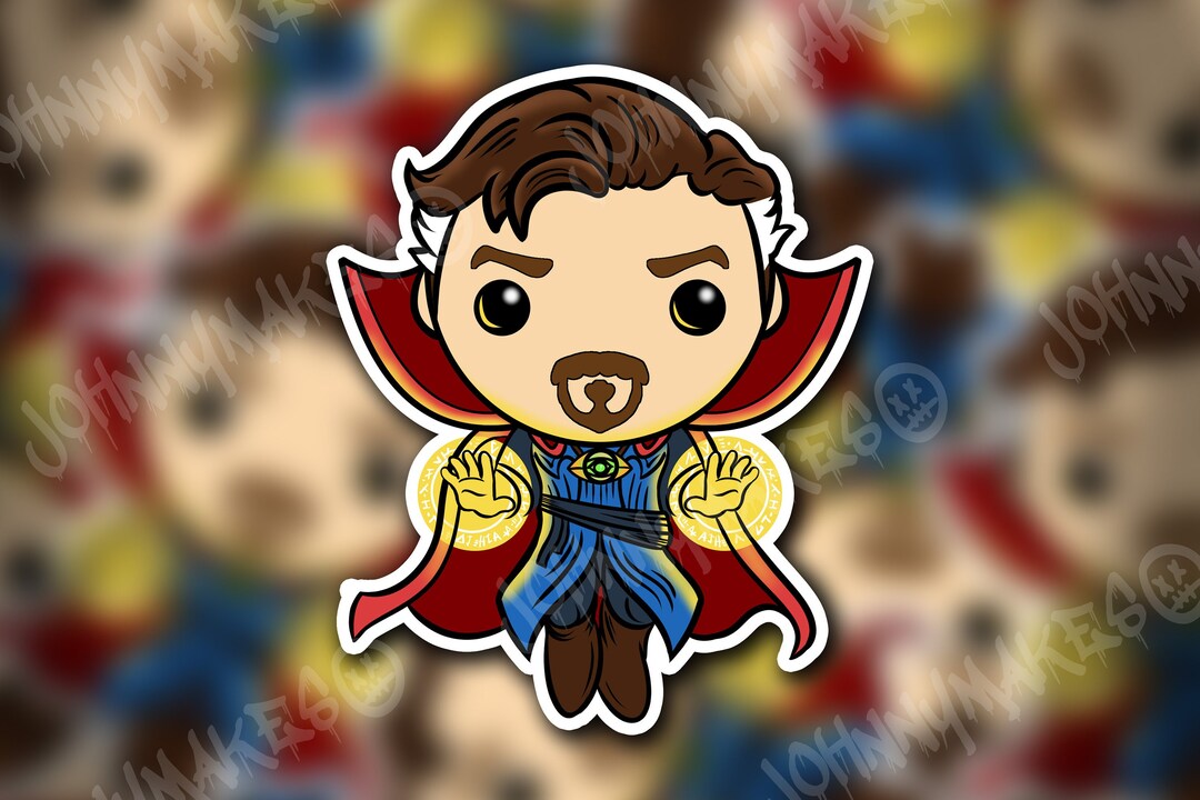 Doctor Strange Chibi Sticker or Magnet - Etsy