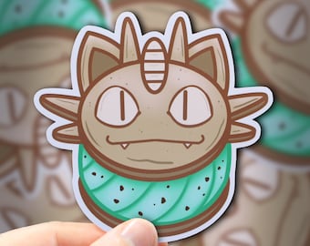 Meowth Stickers - Etsy