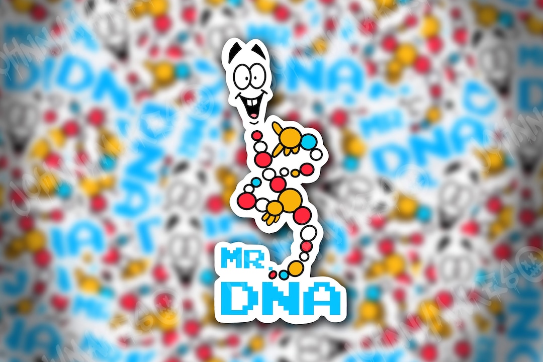 Mr. DNA Sticker or Magnet - Etsy