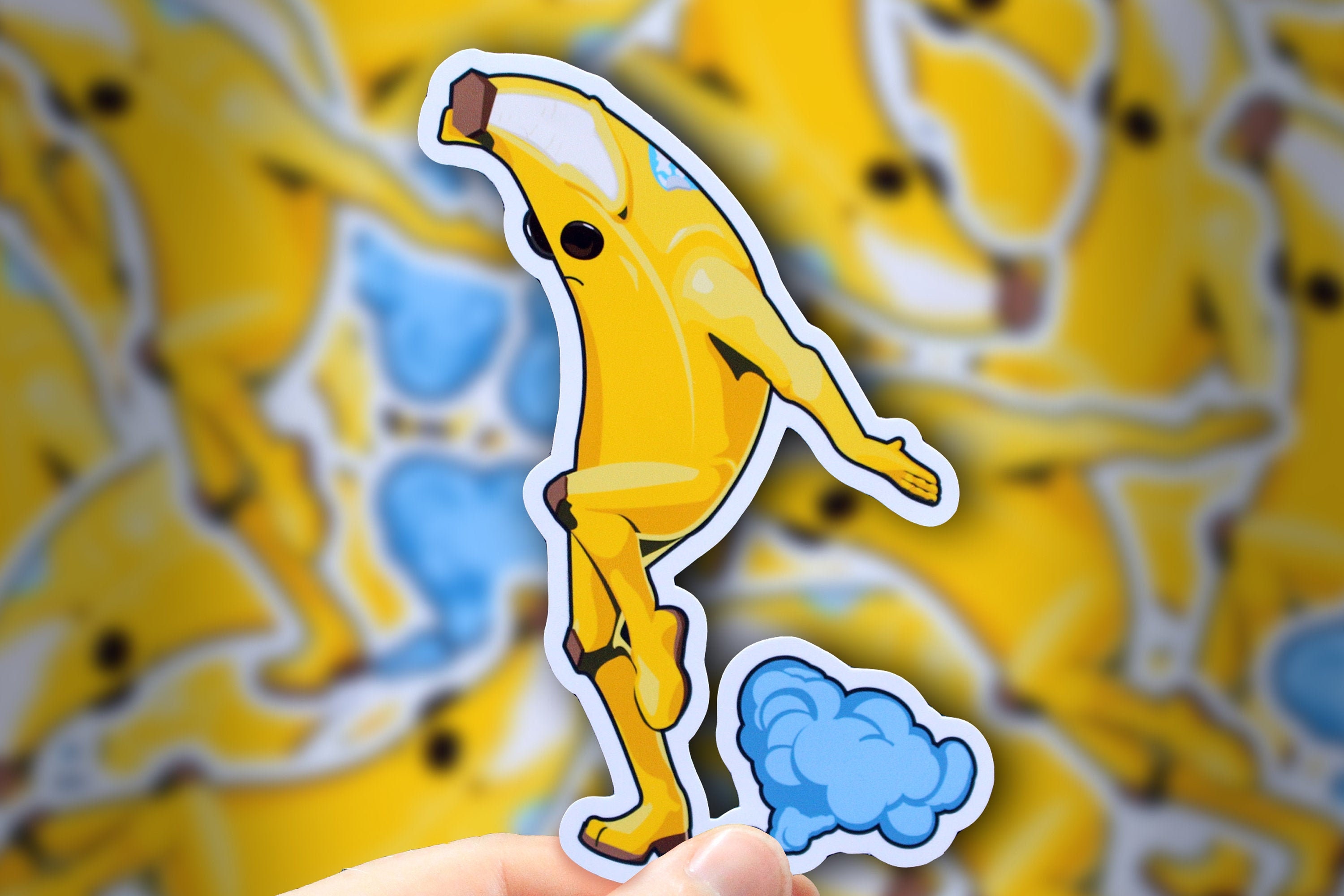 Fornite Peely Full Tilt Emote Sticker | Etsy