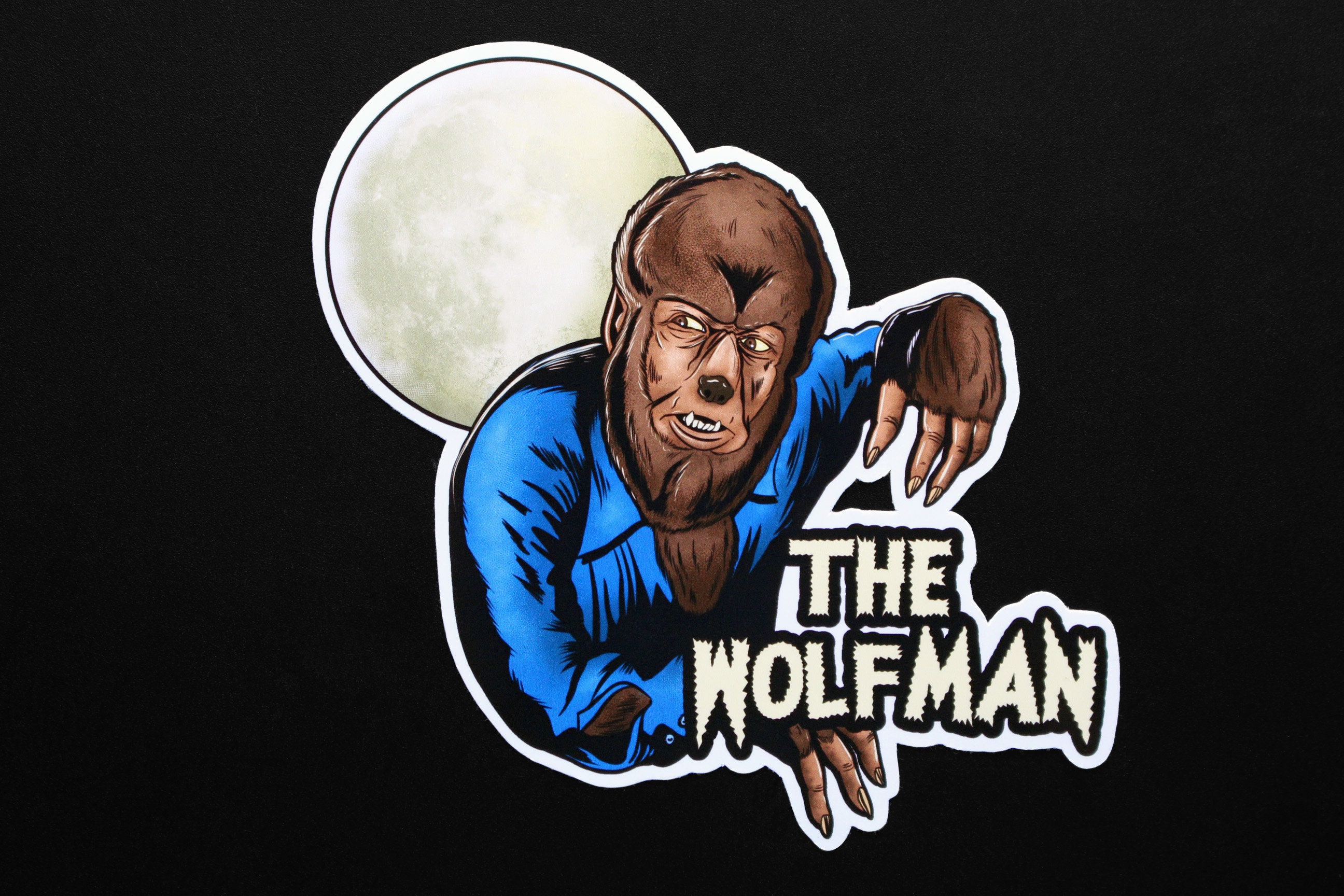 The Wolfman (universal Monsters) Sticker or Magnet - Etsy