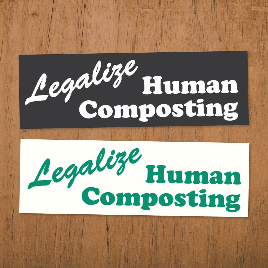 Legalize Human Composting - Bumper Sticker - Etsy