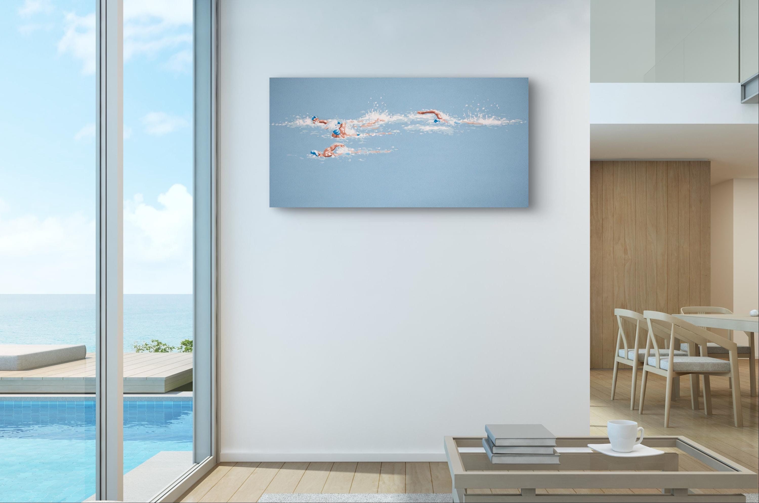 D / Italian Swimmers / Swim / Sport / Glicee Fine Art Print / Water ...