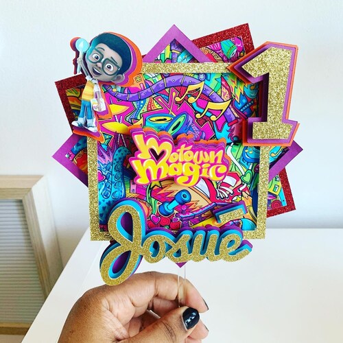 Motown Magic Cake Topper Motown Magic Party Supplies Motown - Etsy