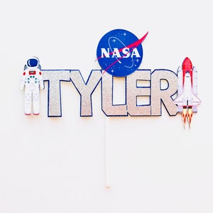 NASA Cup Cake Topper - Etsy