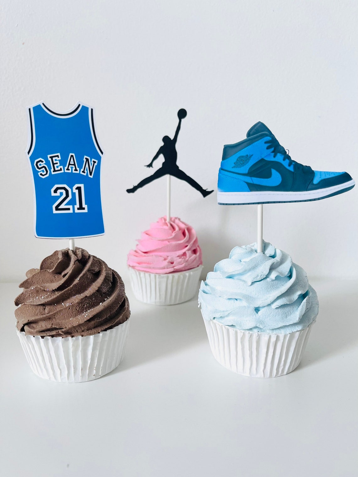 Custom Jordan Cupcake Topper Jordan Cake Topper Jordan - Etsy