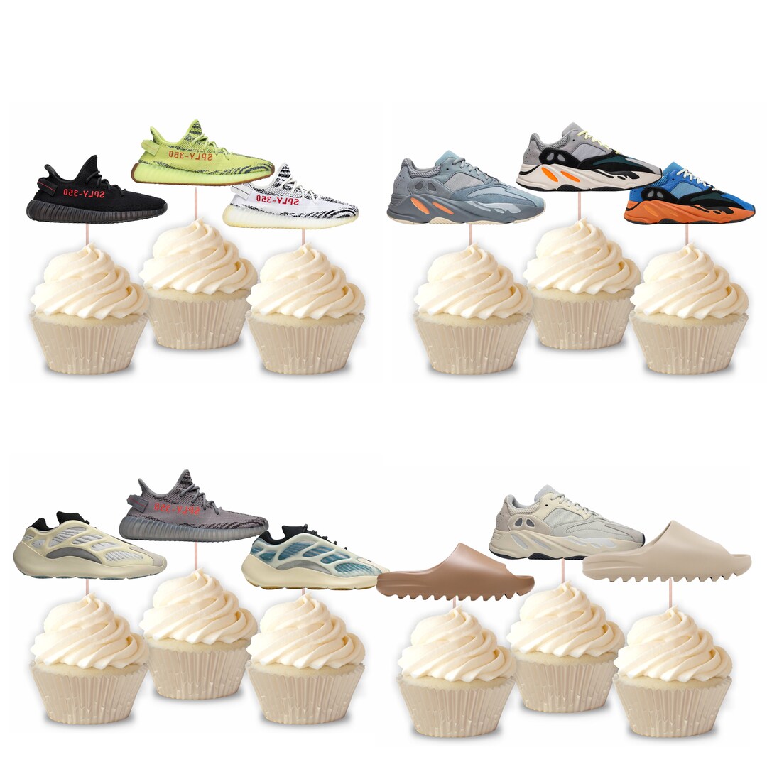 Yeezy Cupcake Toppers, Yeezy Party, Yeezy Season, Kanye West, Yeezy ...