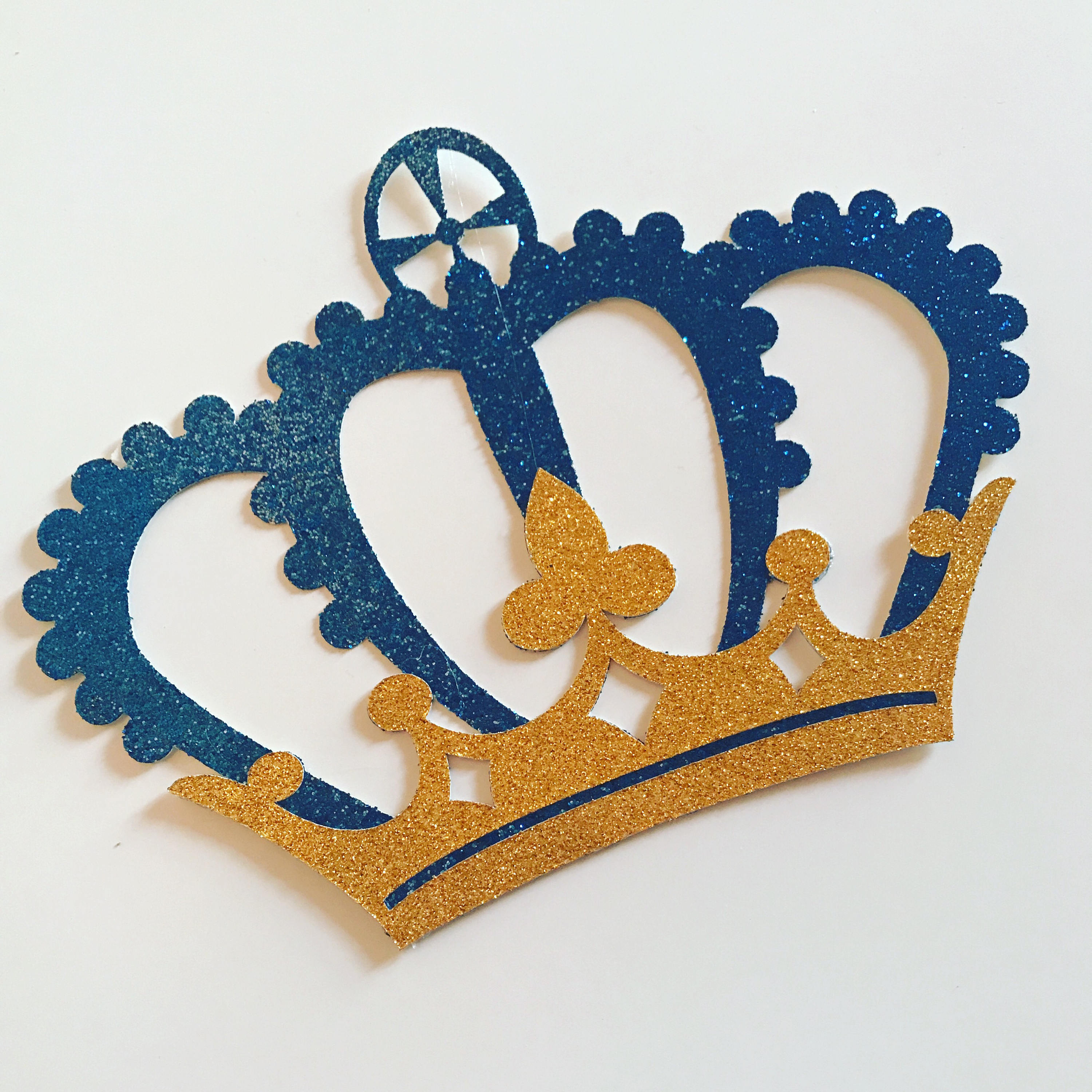 Glitter Crown Cut out Crown Centerpiece Crown Cut Outs | Etsy