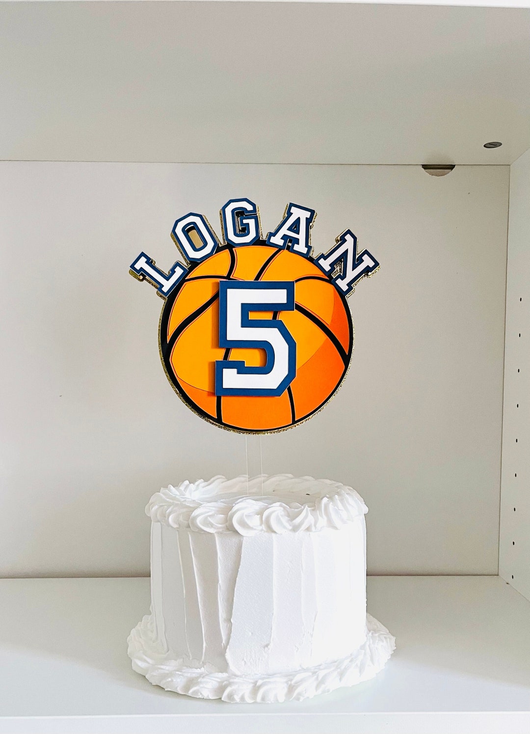 Basketball Cake Topper, Basketball Cake Decorations, Basketball Party ...