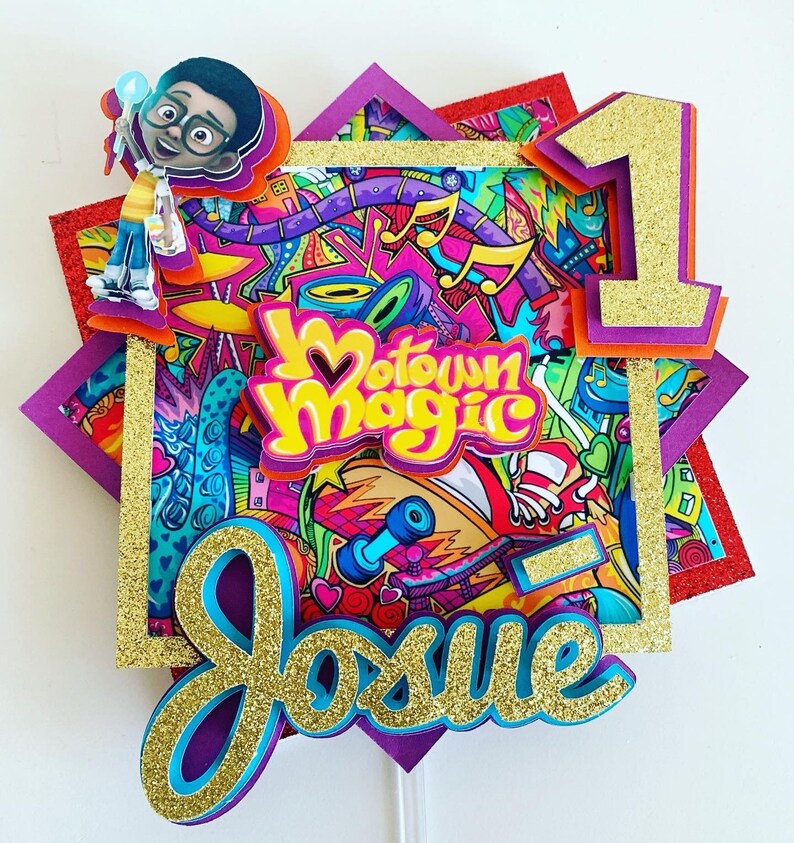 Motown Magic Cake Topper Motown Magic Party Supplies Motown - Etsy
