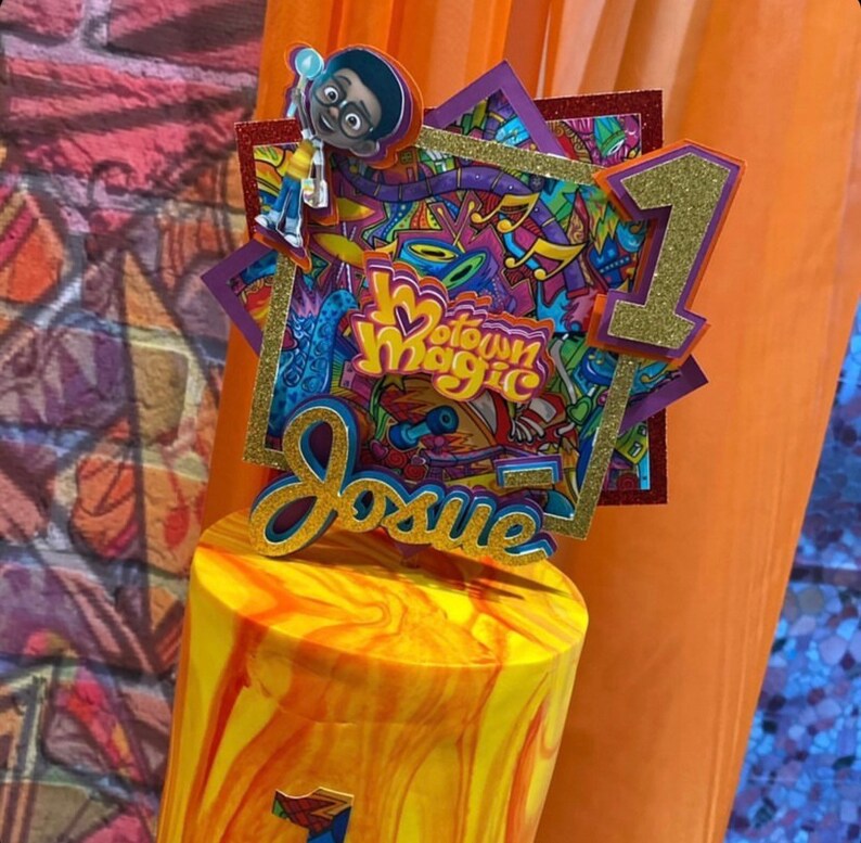 Motown Magic Cake Topper Motown Magic Party Supplies Motown - Etsy