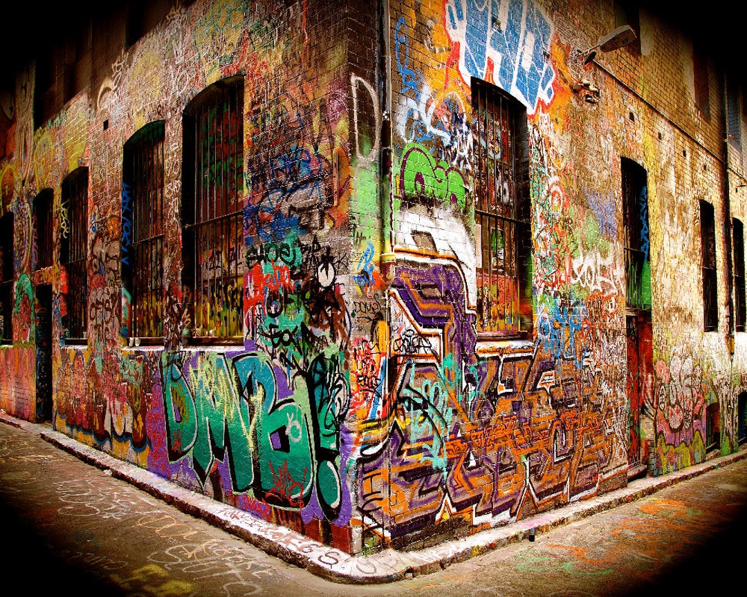 Urban Art Laneway - Digital Download - Etsy