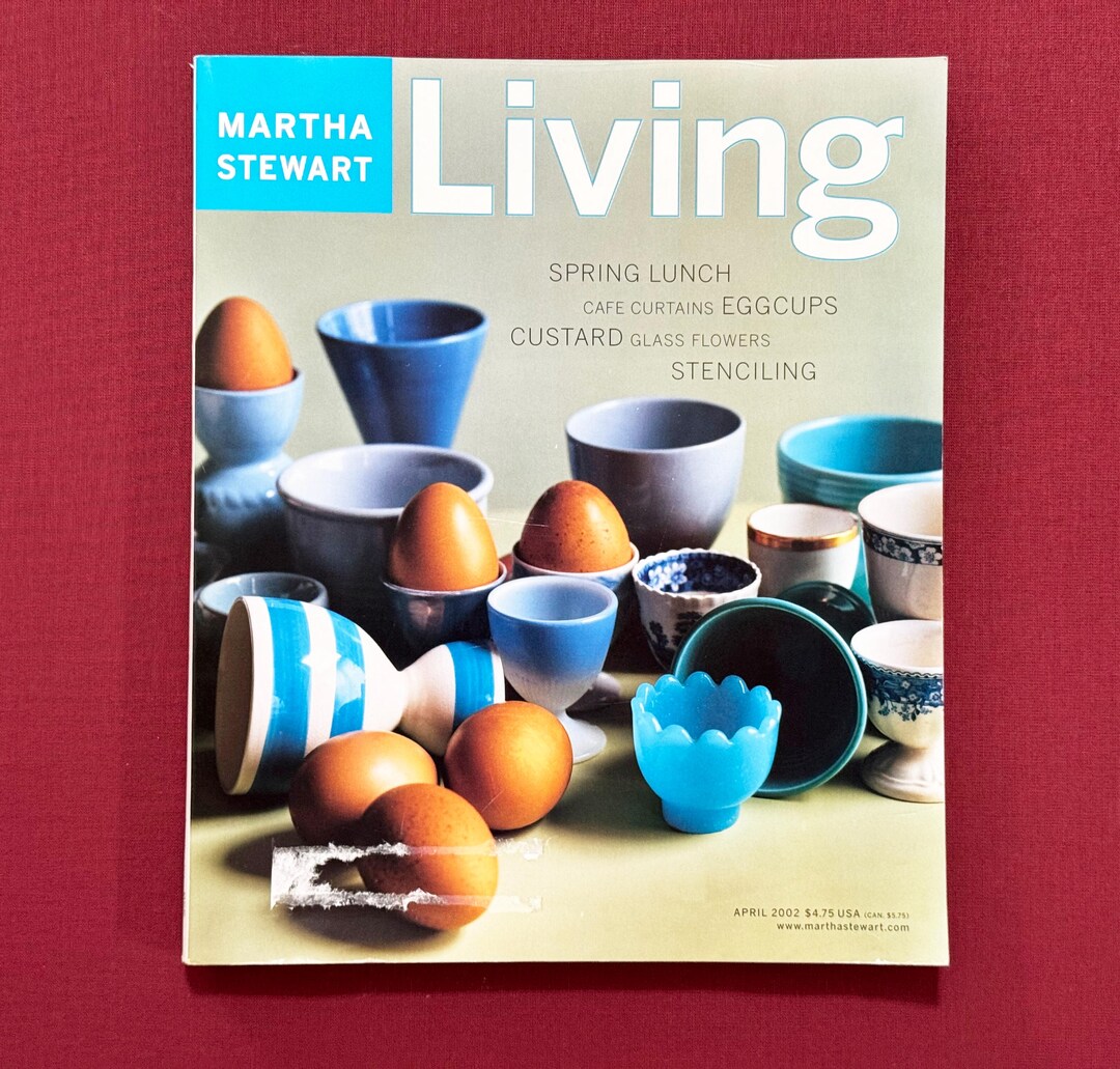 Martha Stewart Living April 2002 No. 101, Easter Issue Martha Stewart ...