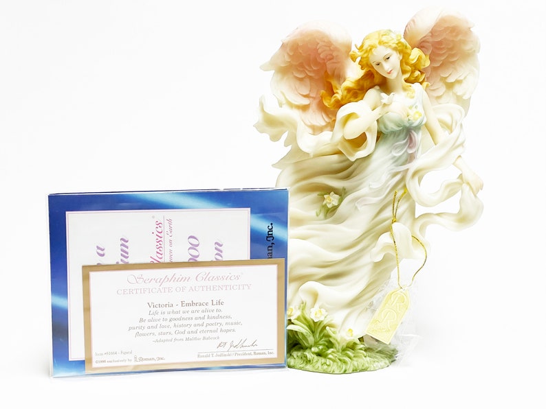 Seraphim Angel Victoria #81664, Roman Inc Seraphim Angels, Retired Seraphim Angels, Collectible ...