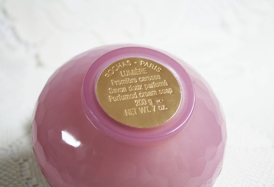 Vintage Rochas Lumiere Perfumed Soap, Rochas Paris Lumiere Savon ...