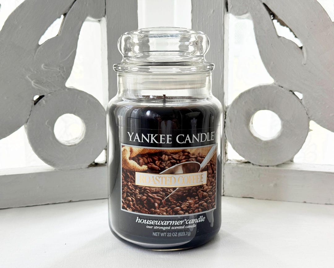 Retired Yankee Candle Roasted Coffee 22 Oz, Yankee Candles, Roasted ...