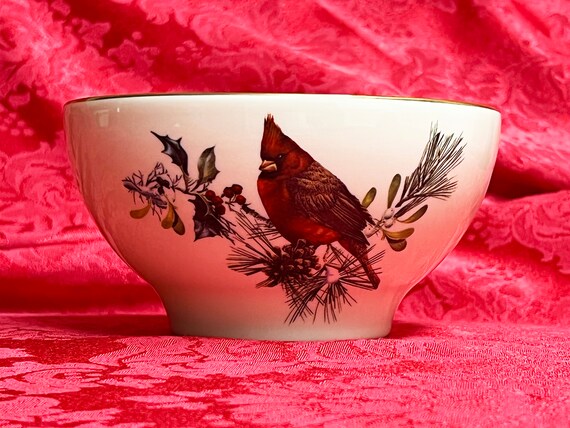 Winter Greetings Rice Bowl Lenox Winter Greetings Rice Bowl - Etsy