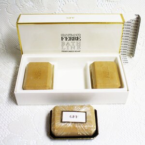 Gianfranco Ferre Perfumed Soap, Vintage Perfumed Soaps, Classic ...