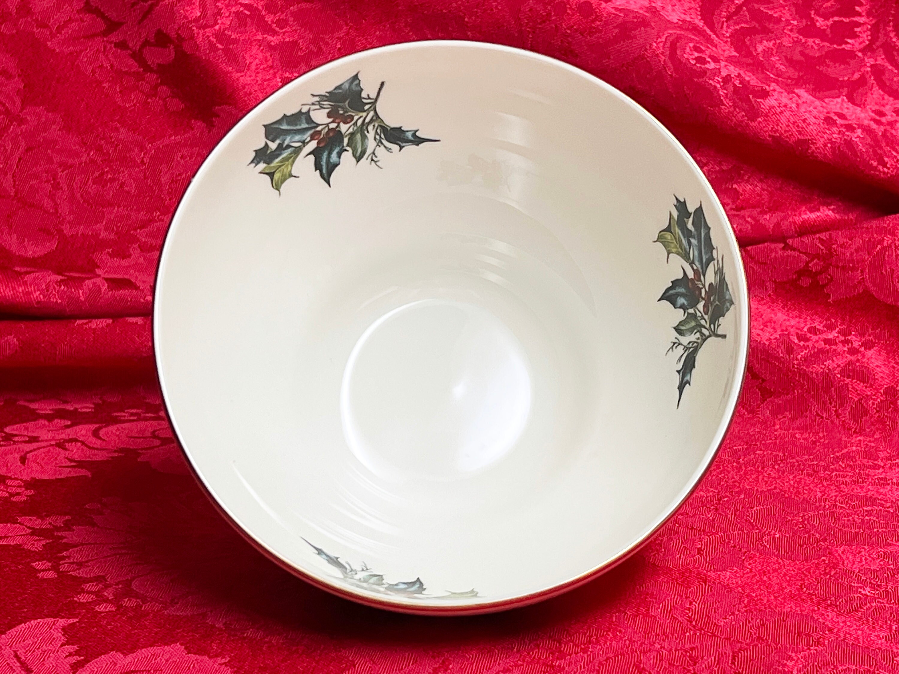 Winter Greetings Rice Bowl, Lenox Winter Greetings Rice Bowl, Holiday ...