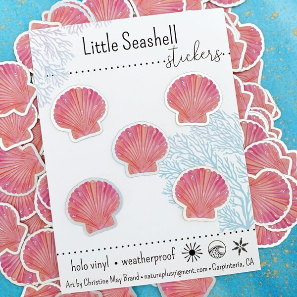 Seashell Stickers - Etsy
