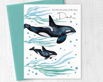 Orca Watercolor - Etsy