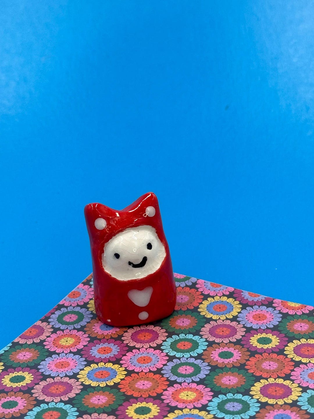 Ruby Sprite Red With Dots and Heart - Etsy