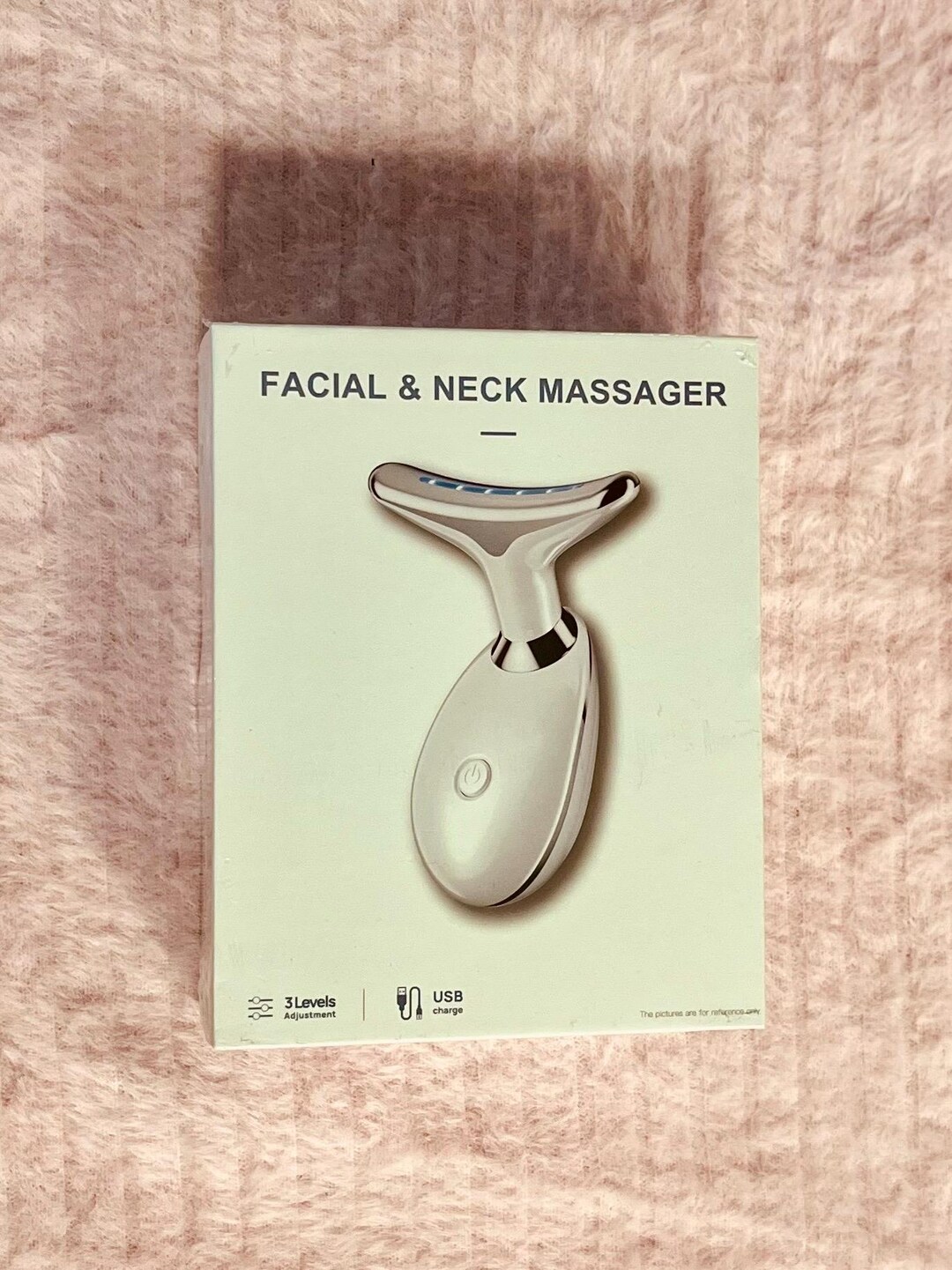 Facial and Neck LED Light Massager - Etsy