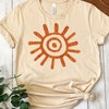Paleo Sun Spiral Symbol 13, Stone Circle Sun Design Ancient Petroglyph ...