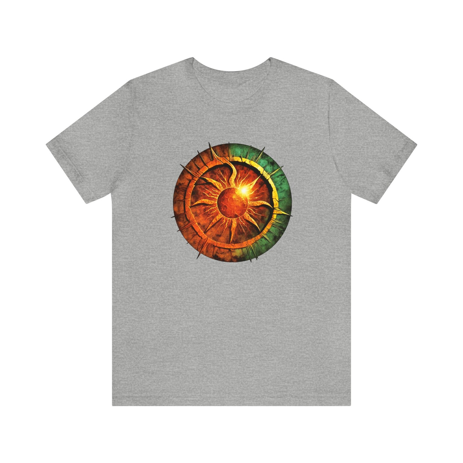 Sun Shirt No. 14, Art Sun Symbol Art Shirt Celtic Sun Gift Druid Art ...