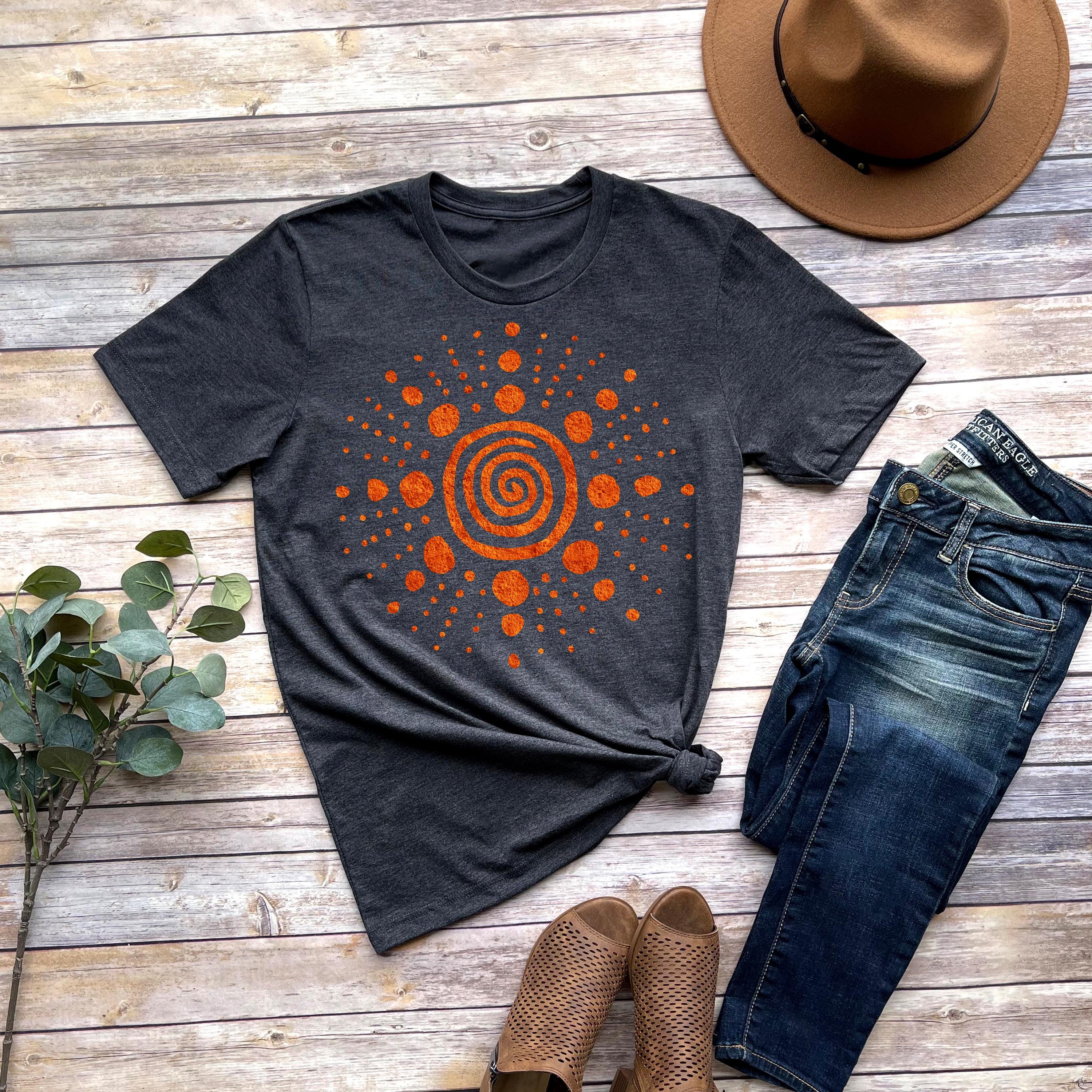 Paleo Sun Spiral Symbol 13, Stone Circle Sun Design Ancient Petroglyph ...