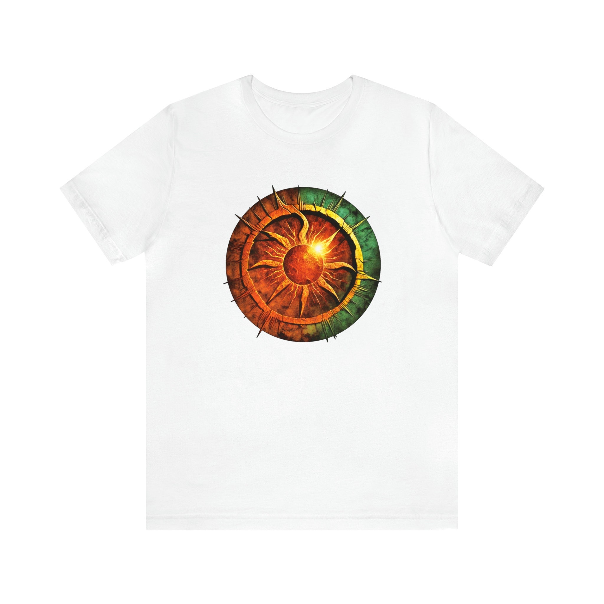 Sun Shirt No. 14, Art Sun Symbol Art Shirt Celtic Sun Gift Druid Art ...