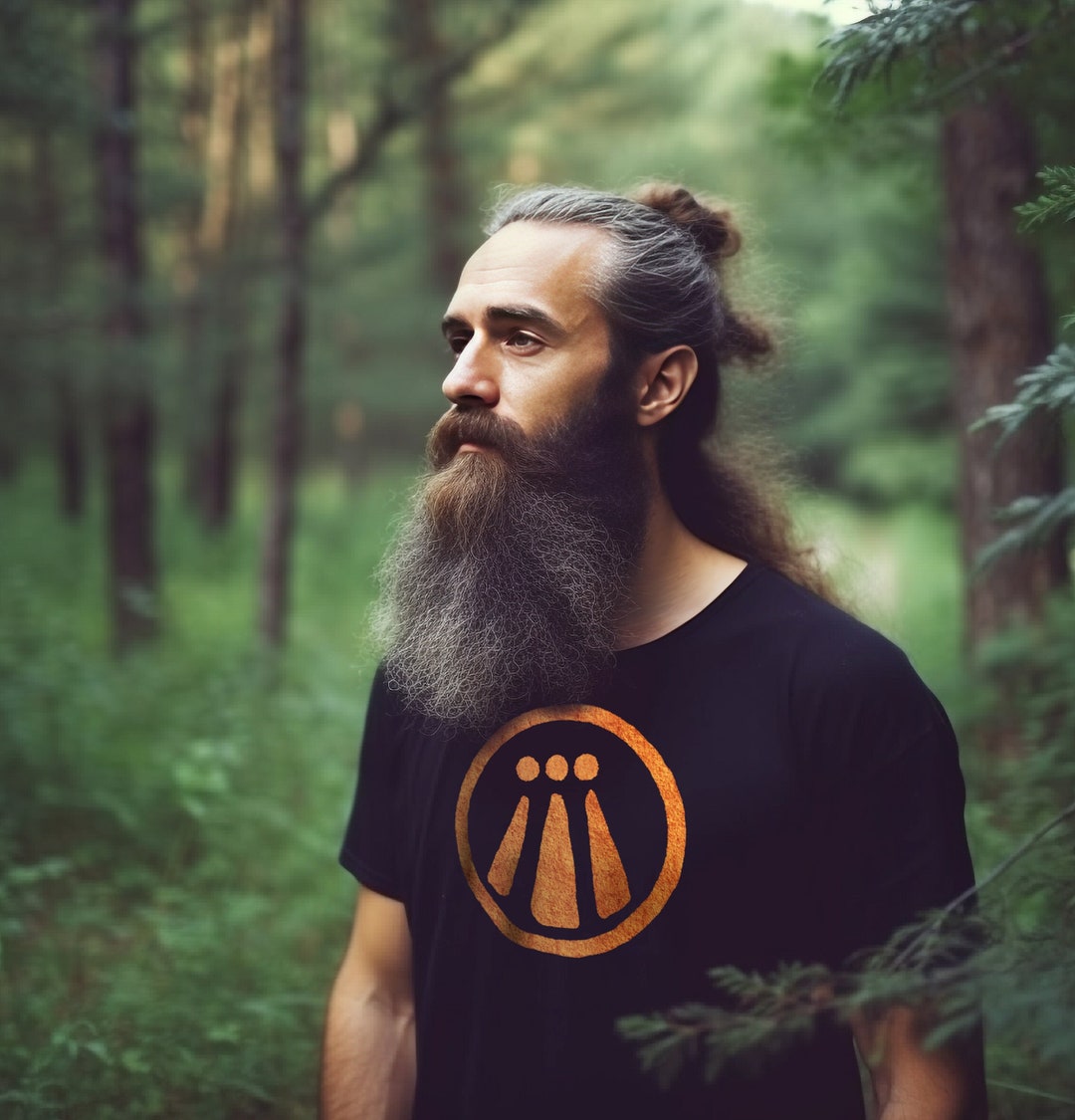 Celtic Druid Awen Symbol T Shirt Celtic Pagan Art Shirt, Wiccan Nature ...