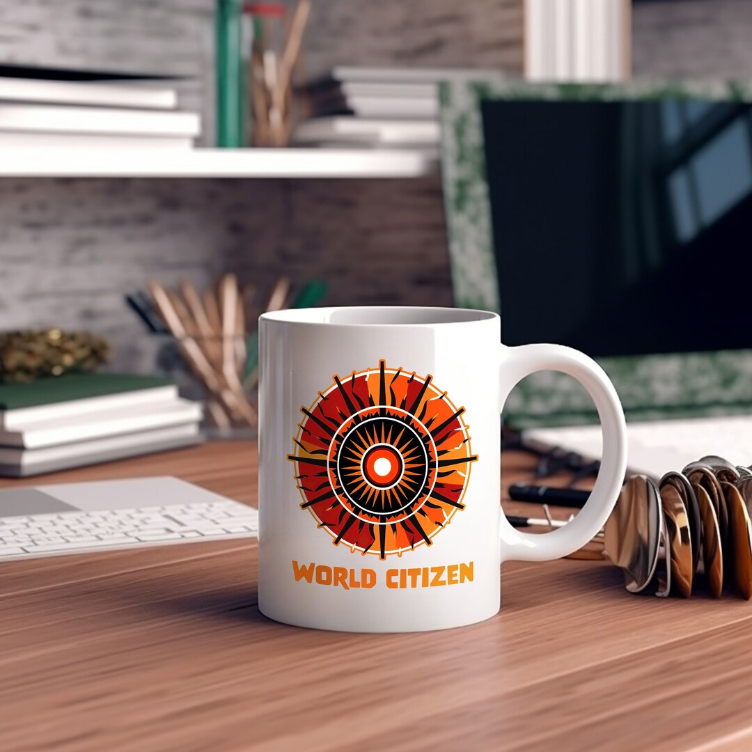 World Citizen Multicultural Ceramic Mug 11oz, World Peace Kindness and ...
