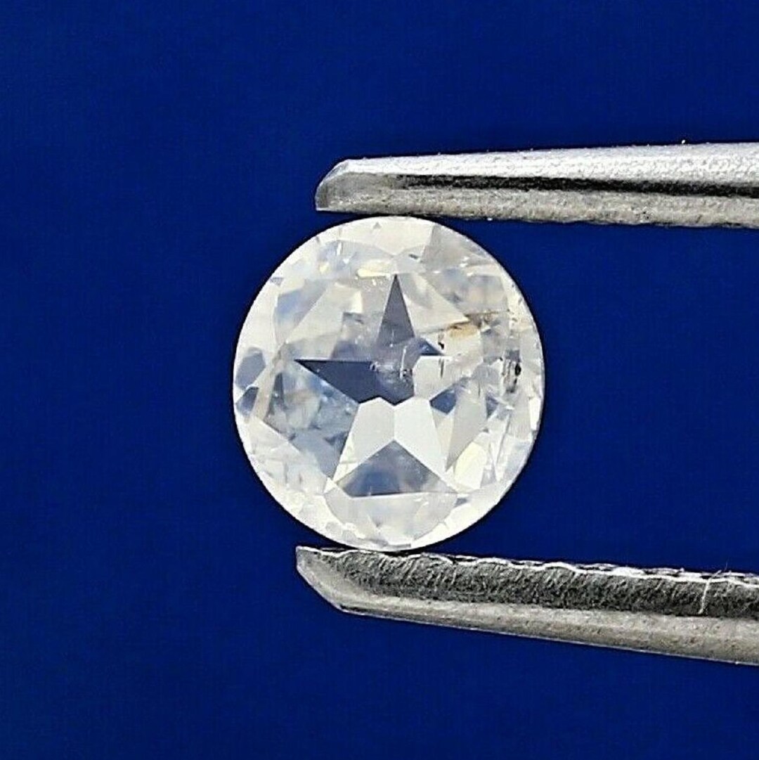 Round Shape Diamond Intense Blue Color Diamond 0.15ct 4mm Tambulicut ...